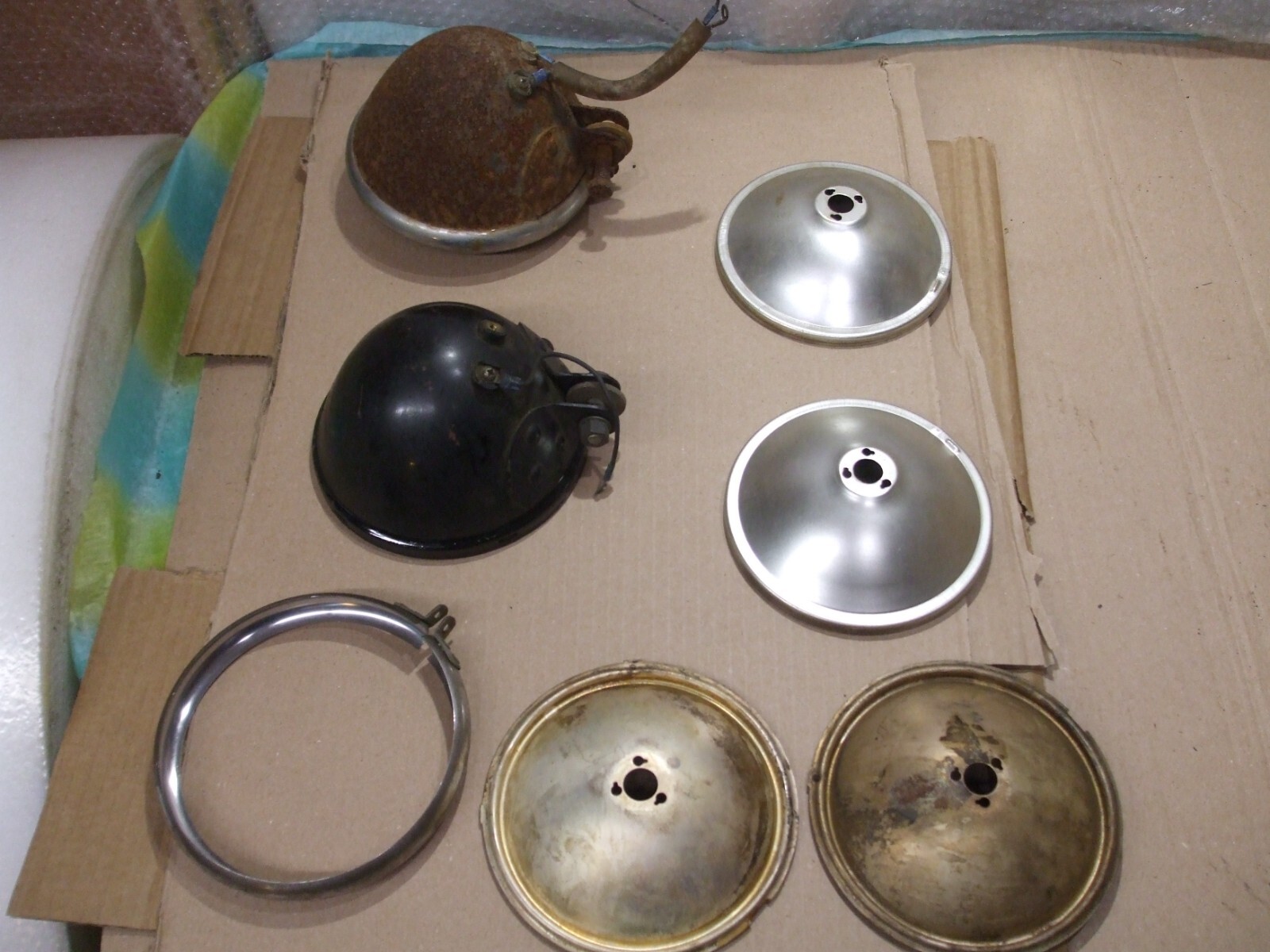 simplex servi cycle motorcycle KD 869 Headlight parts lot. | eBay