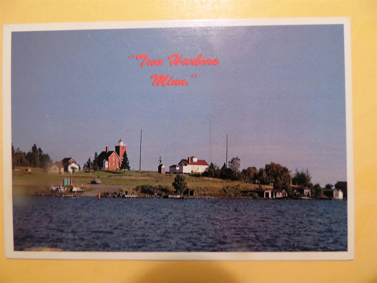 Two Harbors Minnesota vintage postcard aerial view | eBay