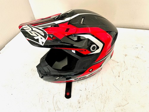 MSR SC1 PHOENIX MX MOTORCYCLE HELMET BLACK / RED - ADULT XL | eBay