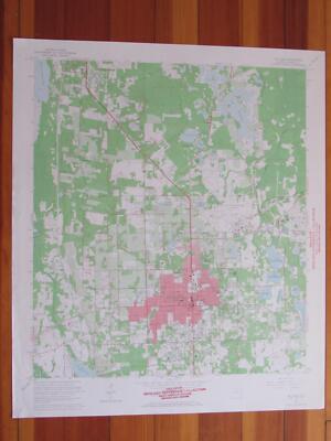 DeLand Florida 1965 Original Vintage USGS Topo Map | eBay