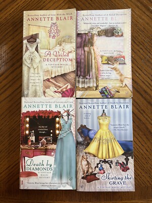 Lot of 4 Annette Blair Vintage Magic Mystery Series 1-4 PB Cozy Mystery ...