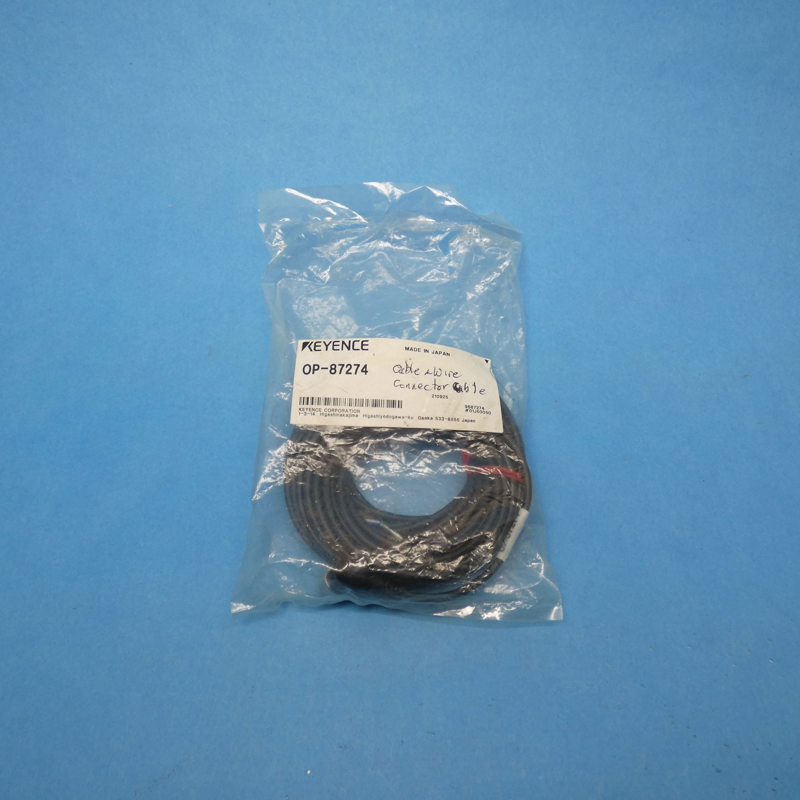 Keyence OP-87274 Sensor Connector Cable M12, L-shaped, 10 m, PVC | eBay