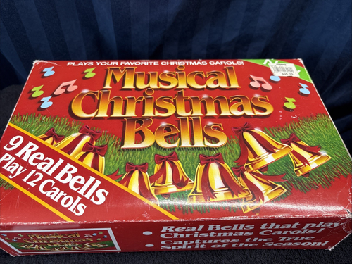 Vintage 1990 Musical Christmas Bells String Set / 9 Bells Plays 12 ...