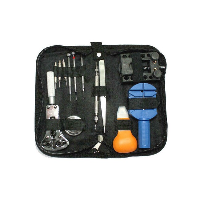 Watch Horologe Repair Case Adjuster Tool Set Kit Opener Link Remover ...
