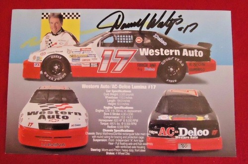 DARRELL WALTRIP Signed Autographed Western Auto 1991 Postcard | eBay