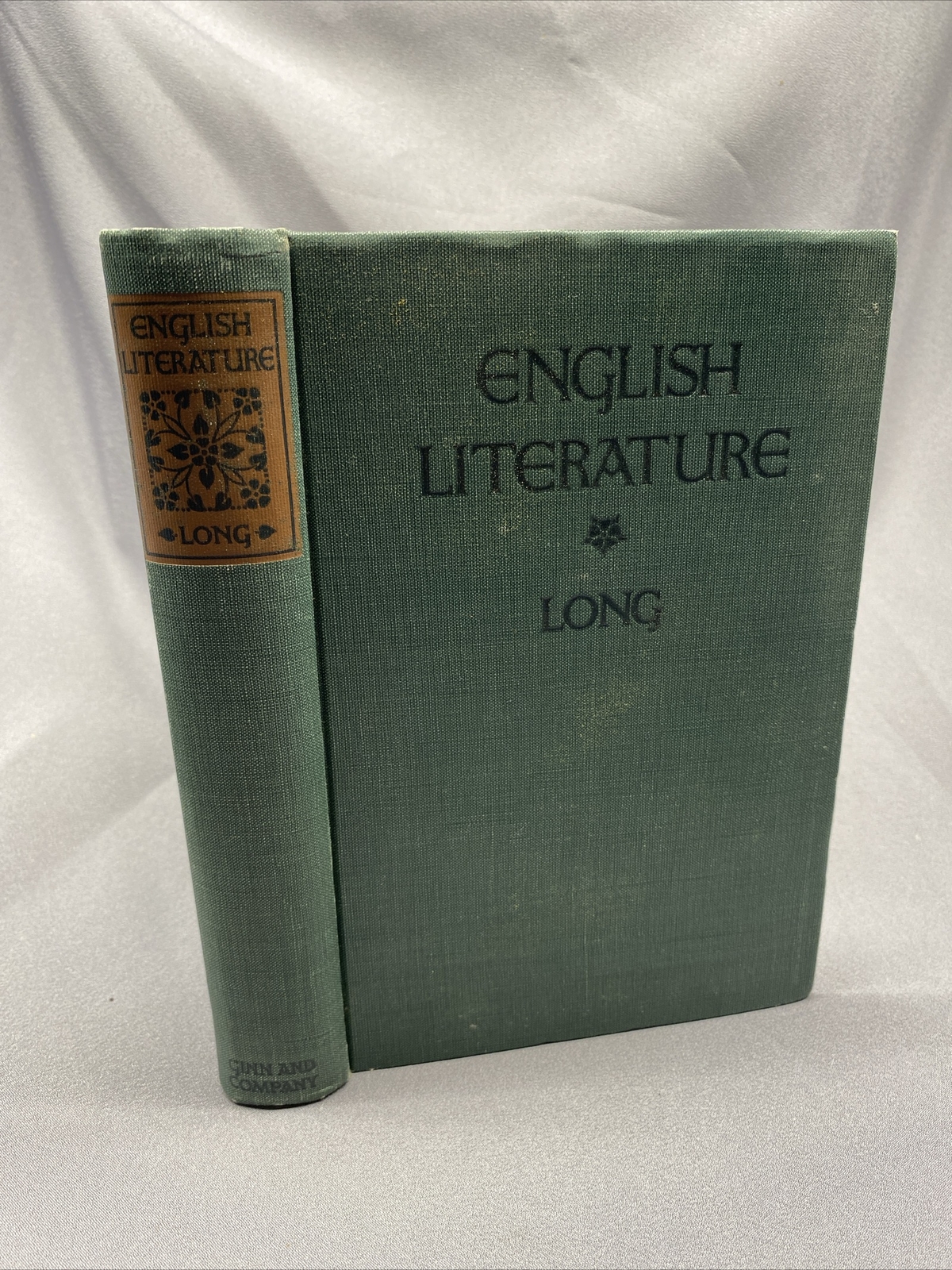 English Literature William J. Long Textbook Ginn & Co 1919 Antique HC ...