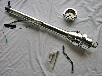 Street Rod Vintage Custom CHROME 30" Tilt Steering Column Shift street ...