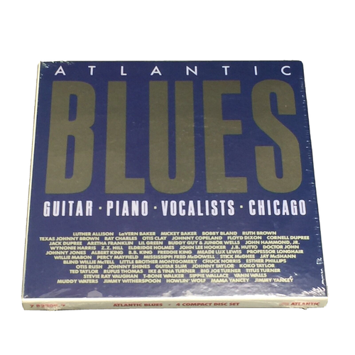 1991 Atlantic Blues 4 CD Set Various Artists Guitar Piano Vocalists ...