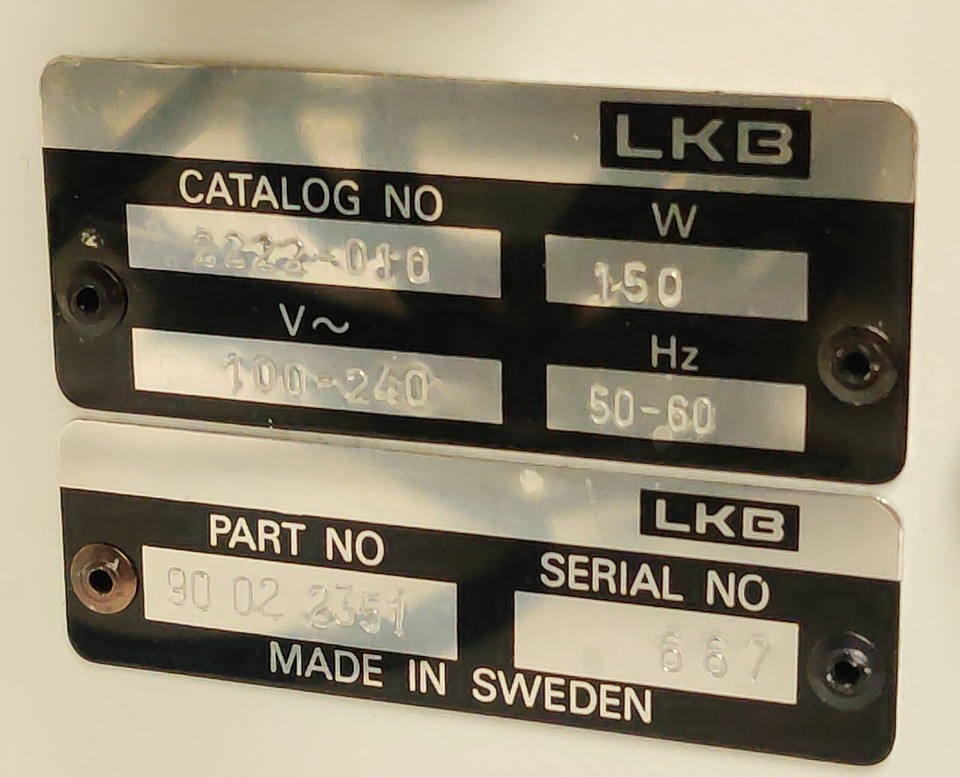 GE Akta Pharmacia LKB 2222-010 UltroScan XL Laser Desintometer w ...