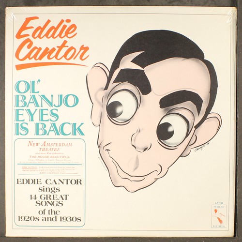 EDDIE CANTOR: ol' banjo eyes is back PELICAN 12" LP 33 RPM Sealed | eBay