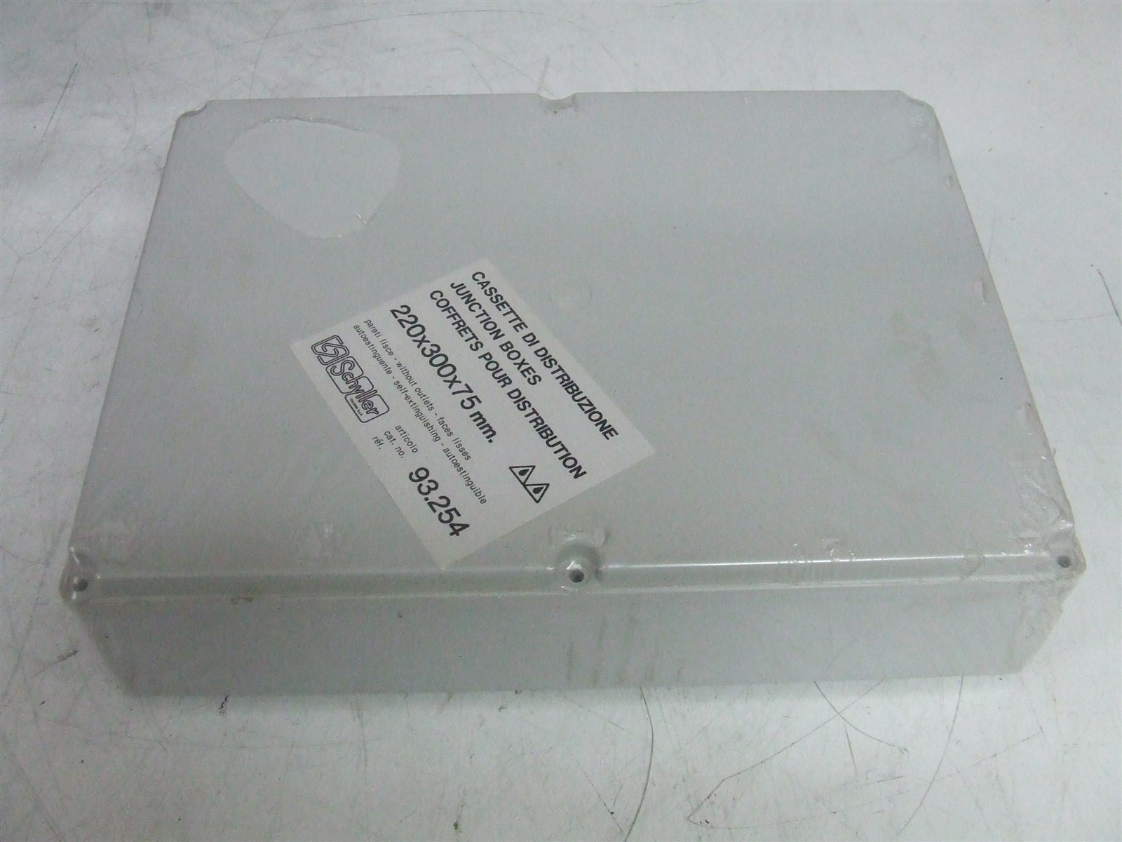 Schyller Grey Plastic Enclosures IP55 P/N: 93.254 220x300x75mm NEW ...
