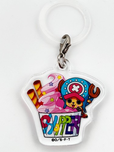 Tony Tony Chopper One Piece Ice Cream Key Ring Charm Mascot Japanese ...