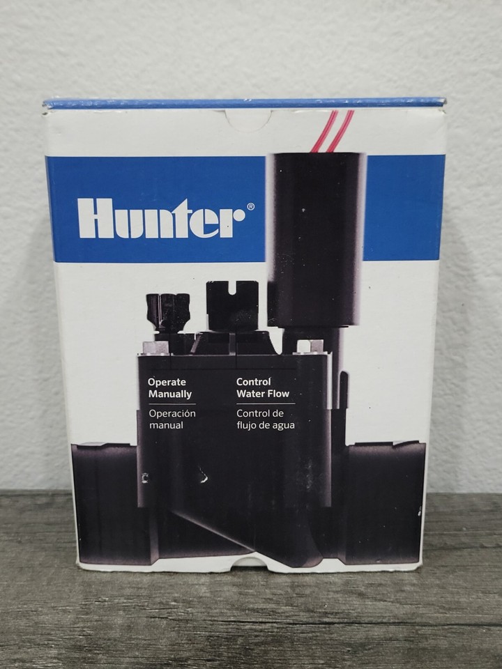 Hunter PGV 1" Inline Irrigation Control Valve - Black Professional ...
