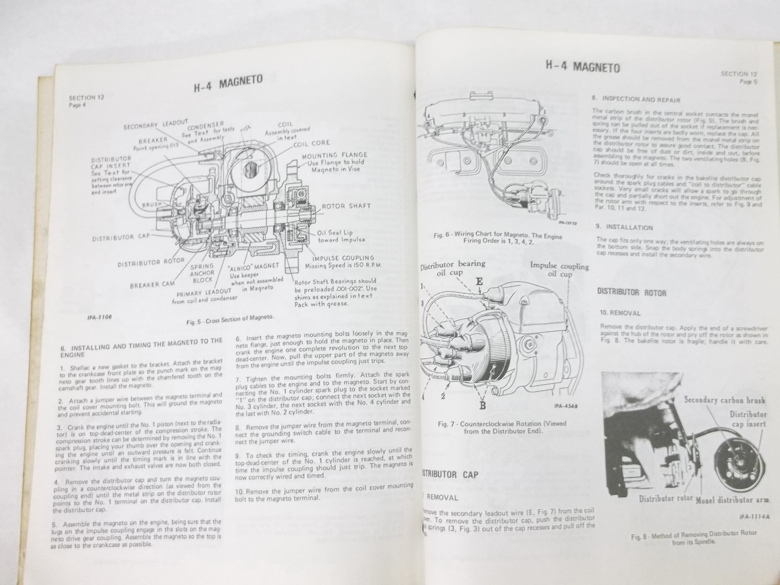 International Harvester 4 Cylinder Carbureted Engines Service Manual U ...