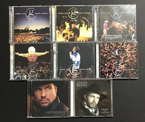 Lot Of 8 Garth Brooks CD - Ultimate Hits - Double G Live - Beyond The ...