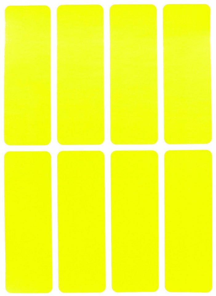 Rectangle Color Coding 3x1 Inch Labels to Write On Crafts Decoration ...