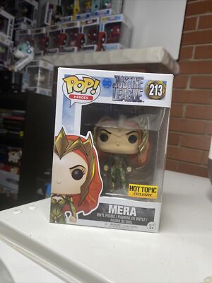 FUNKO POP 213 DC Justice League Mera Vinyl Figure Hot Topic Exclusive ...