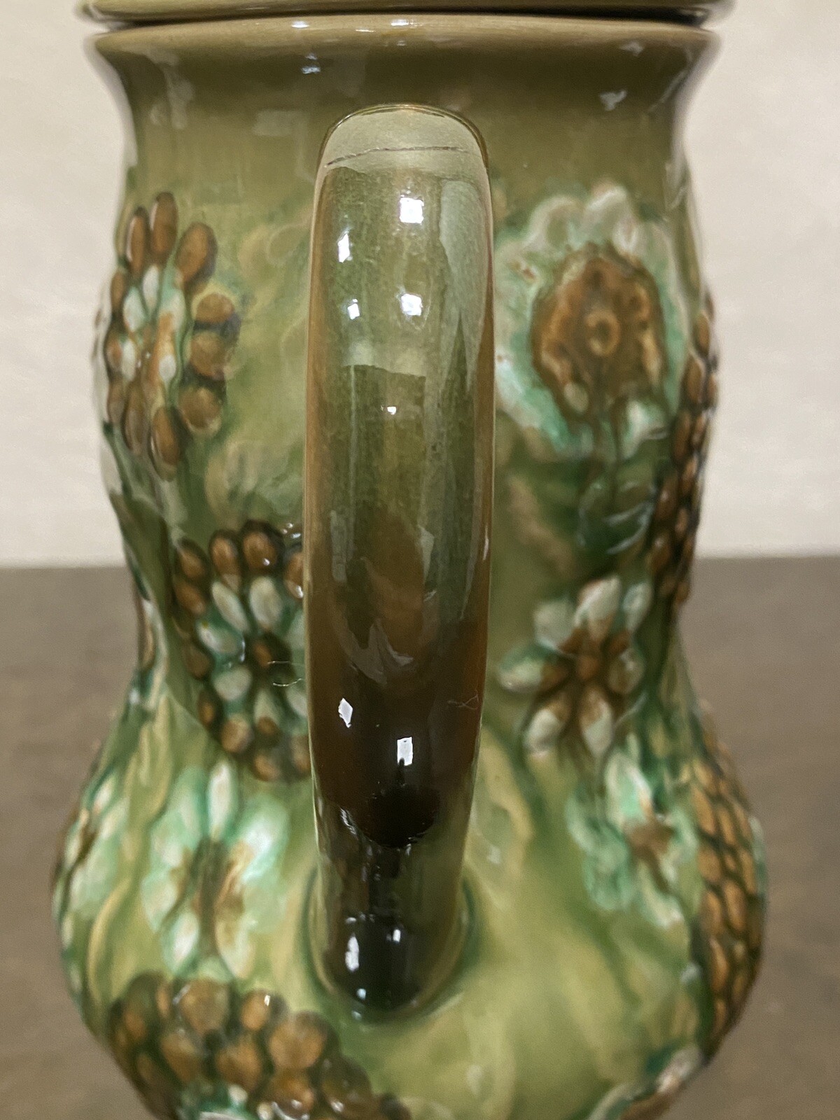 RARE Vintage Soviet Water JUG WASSERKRUG PICHET Ceramics LKSF with Cups ...