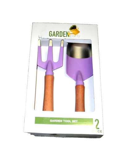 New In Box Garden Party Garden Tool Set Hand Shovel and Rake purple And ...