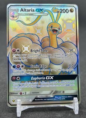 Pokemon Card - Altaria GX Hidden Fates Shiny Vault SV77/SV94 Shiny Holo ...