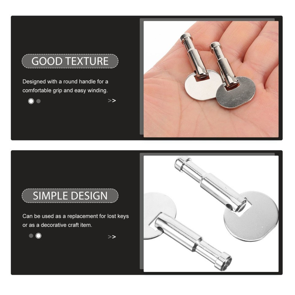 5 Pcs Music Box Keys Set Wind up Toy Mechanism Mechanical Clockwork ...