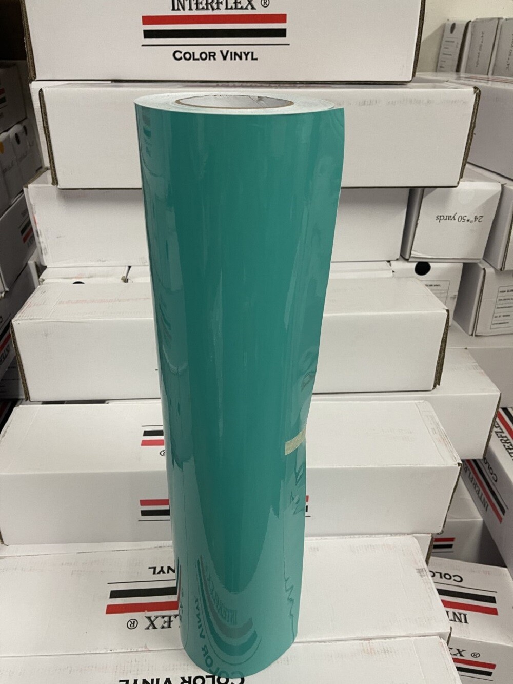 1 Roll Green Glossy Vinyl 12 " x 50 yards (150 Feet ) Plotter Cutter ...