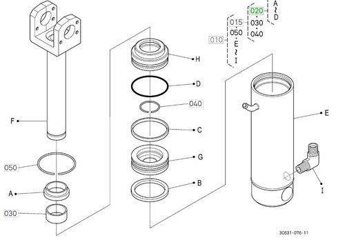 Lift Assist Cylinder Seal Kit Fits Kubota M5N-111HDRC24 | eBay