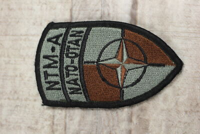 NTM-A NATO Training Mission Afghanistan Patch With Hook and Loop Back ...