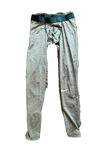 Nike Pro Dri-FIT Men's Tights (Full Length) Small Teal | eBay
