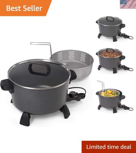 10-Quart Kitchen Kettle XL: Versatile Nonstick Multi-Cooker & Deep ...