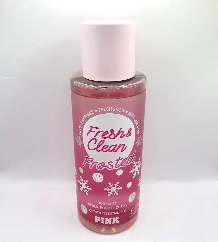 VICTORIA'S SECRET PINK FRESH & CLEAN FROSTED BODY MIST 8.4 FL OZ ...