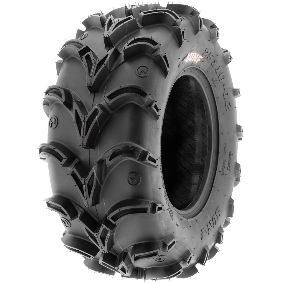 28x10-12 SunF A050 ATV UTV Mud & Trail 6 Ply Tires | Set of 4 | TL | 80 ...