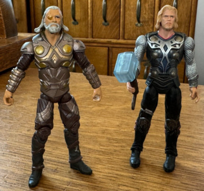 Vintage THOR & ODIN Action Figures Hasbro 2010 with Light Up Hammer! | eBay