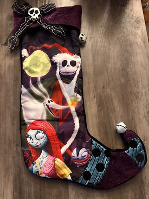 NEW Disney Parks Nightmare Before Christmas Stocking Jack Skellington ...