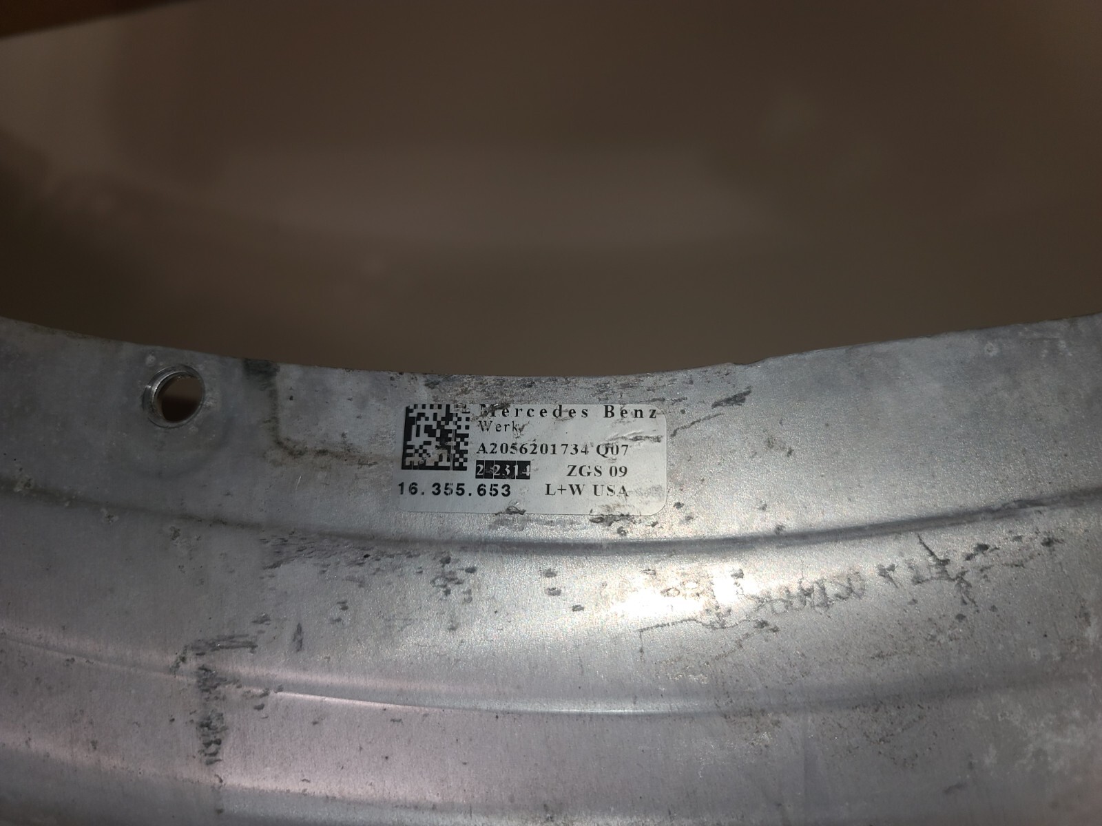 MERCEDES BENZ C Class W205 Upper Radiator Support Assembly 2056201734 ...