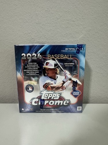 2024 Topps Chrome Update Series MLB Baseball Mega Box Factory Sealed In ...