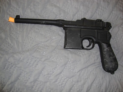 Lytle Novelty Co. Cast aluminum Broomhandle C96 Mauser pistol, prop ...