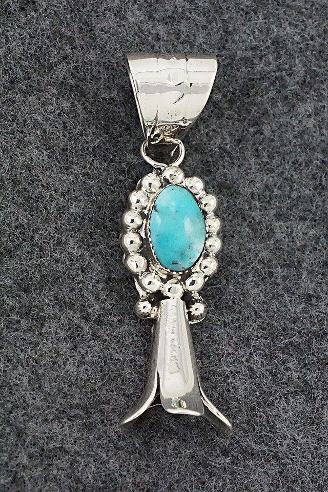 Turquoise & Sterling Silver Pendant - Patsy Lee | eBay