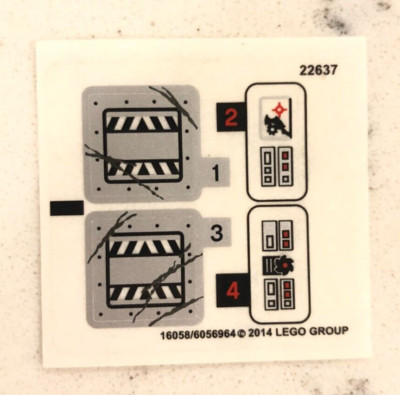 LEGO STICKER SHEET for 70726 Destructoid, New & Genuine | eBay