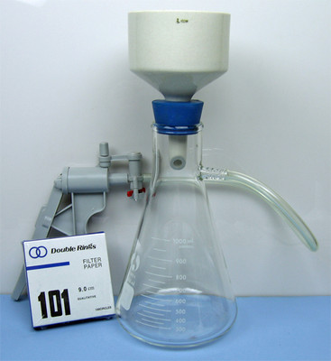 1000 mL FILTRATION FLASK / BUCHNER FUNNEL / VACUUM PUMP / Filtration ...