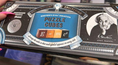 Albert Einstein's E=MC2 Equation "Puzzle Cubes" Professor Puzzle ...