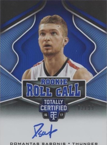2016-17 Panini Totally Certified - Rookie Roll Call Autographs Blue #10 ...