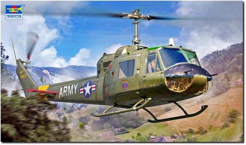 Trumpeter 1/35 American UH-1B Huey Plastic Model 05111 (Helicopter) | eBay