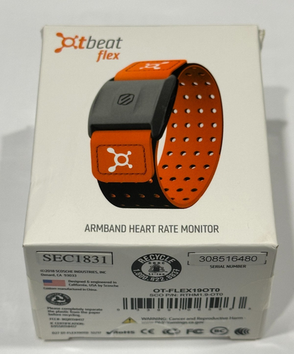 Orange Theory OT Beat Flex Armband Heart Rate Monitor Excellent ...