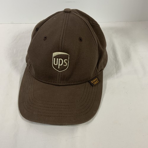 UPS United Parcel Service Brown Baseball Cap Hat Clamp Back Embroidered ...