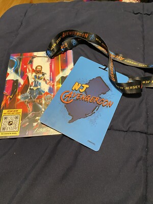 D23 Expo 2022 Exclusive Ms Marvel Prop NJ Avengercon Badge With Lanyard ...