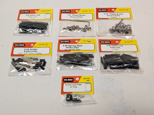 Various Du-Bro Hardware and accessories RC Airplanes Clevis T-pins ...
