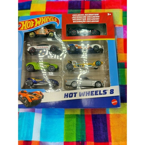 Hot Wheels 8 Pack Diecast Cars Multi-Color Exclusive Decoration Set | eBay