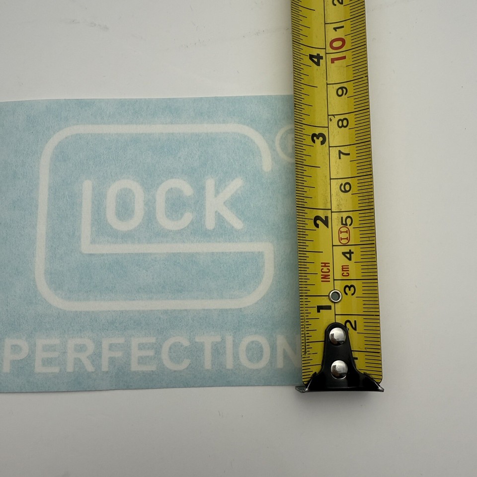 Glock Decal Sticker White | eBay