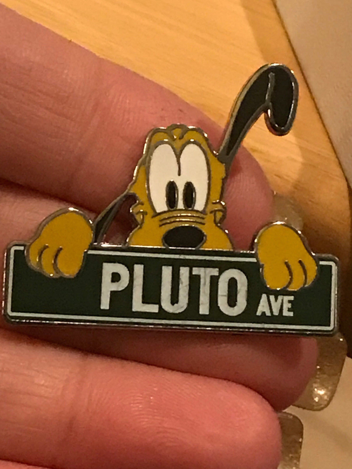 Authentic Disney Pluto Street Sign Pluto Ave. Pin 113665 | eBay